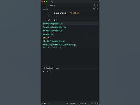 Inverser une string en Python - YouTube