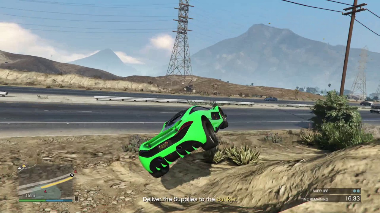 GRAND THEFT AUTO 5...ONLINE...Stealing the supplies...unlocking REAR ...
