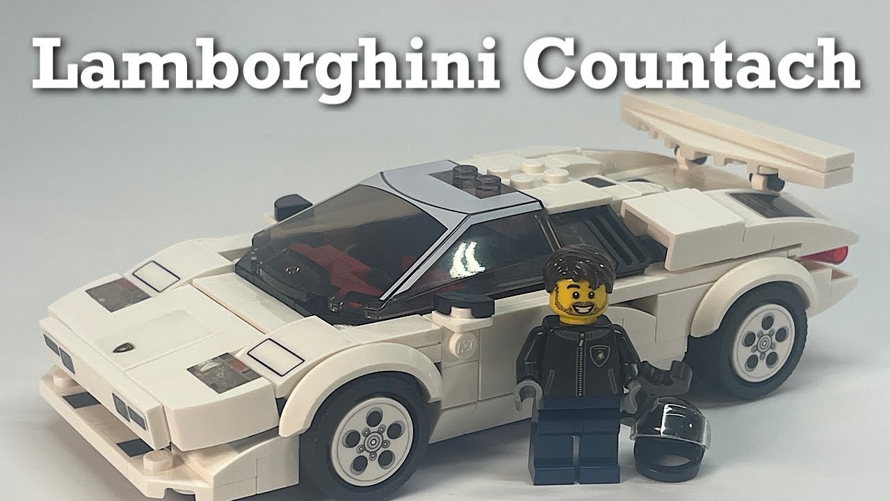 Lamborghini Countach Lego Speed Chapions 76908 Unbox and Build - YouTube