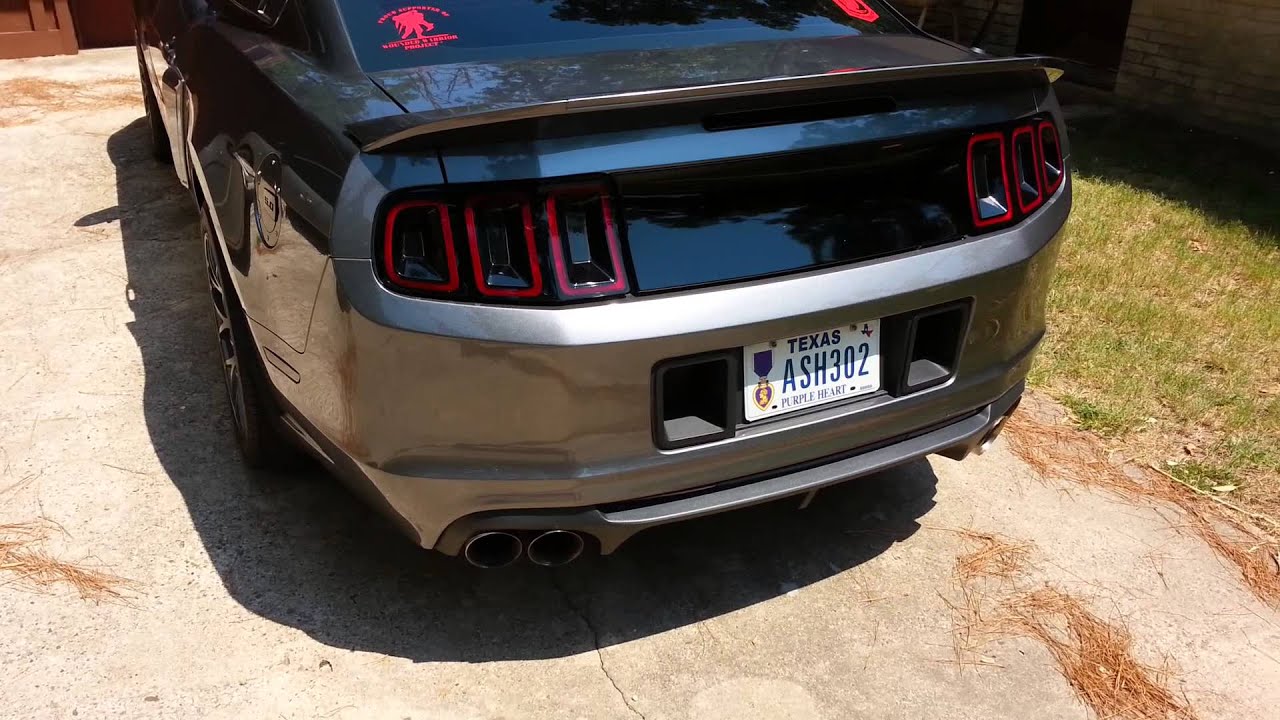 2013 Mustang GT with ghost cams - YouTube