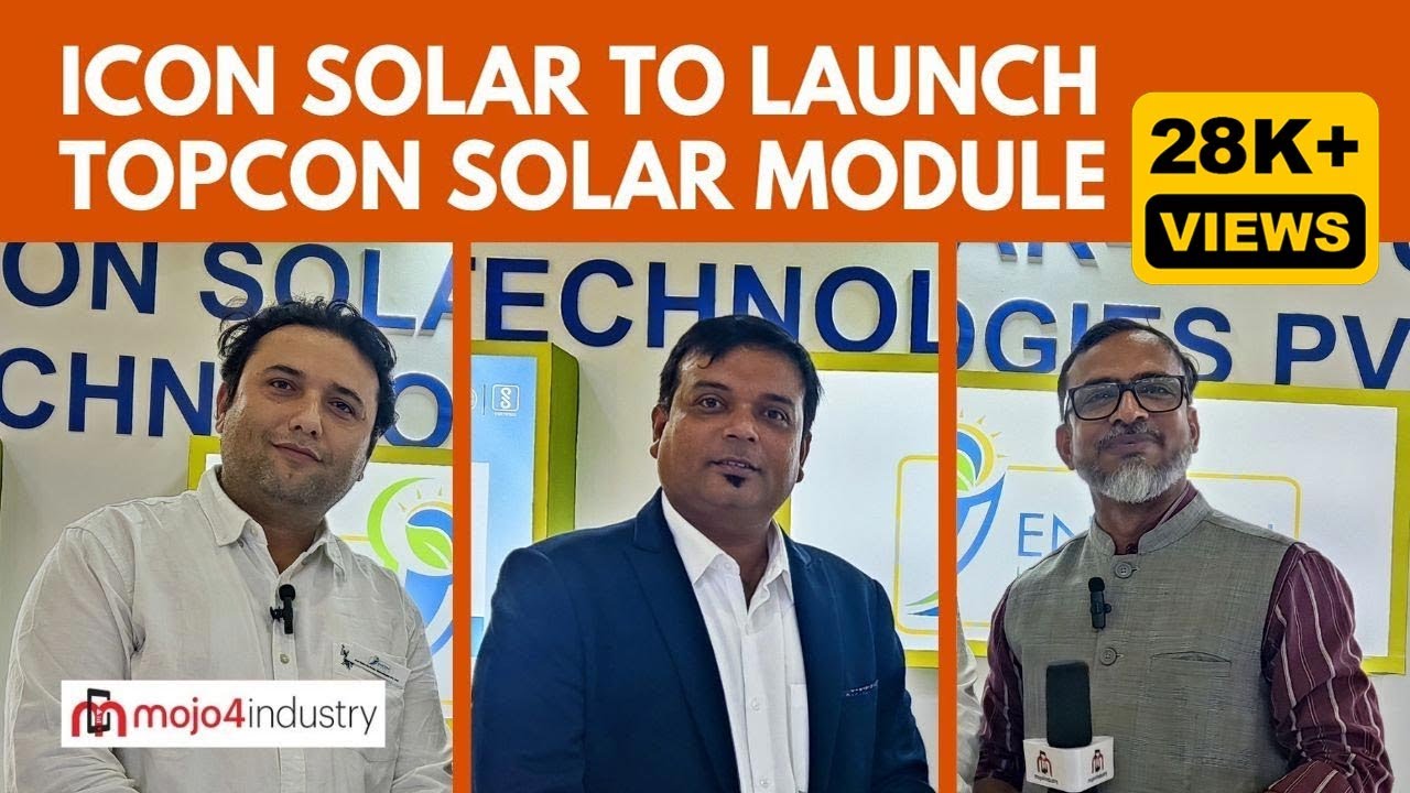 ICON Solar to launch TOPCon solar module - YouTube