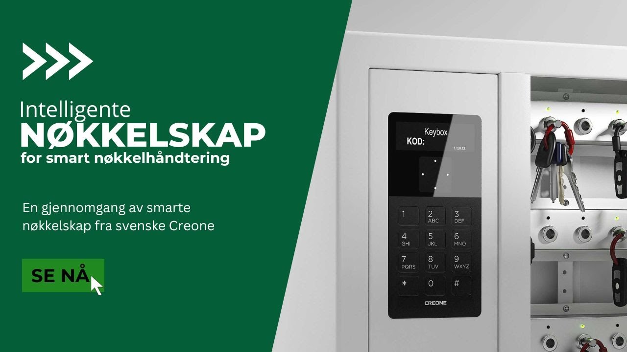 Smarte nøkkelskap for sikker nøkkelhåndtering I Skaff deg full kontroll ...