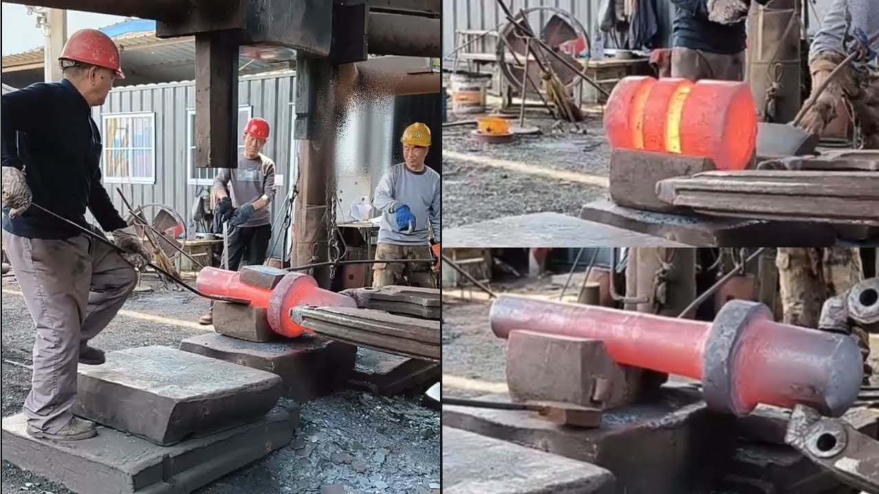 Forging Process of a Shaft: Grooving and Necking Down | Machinery ...