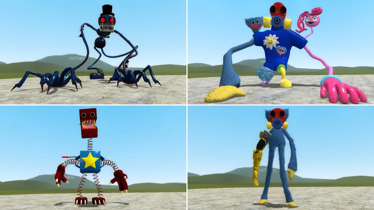 PLAYING AS POPPY PLAYTIME CHARACTERS IN GMOD - YouTube