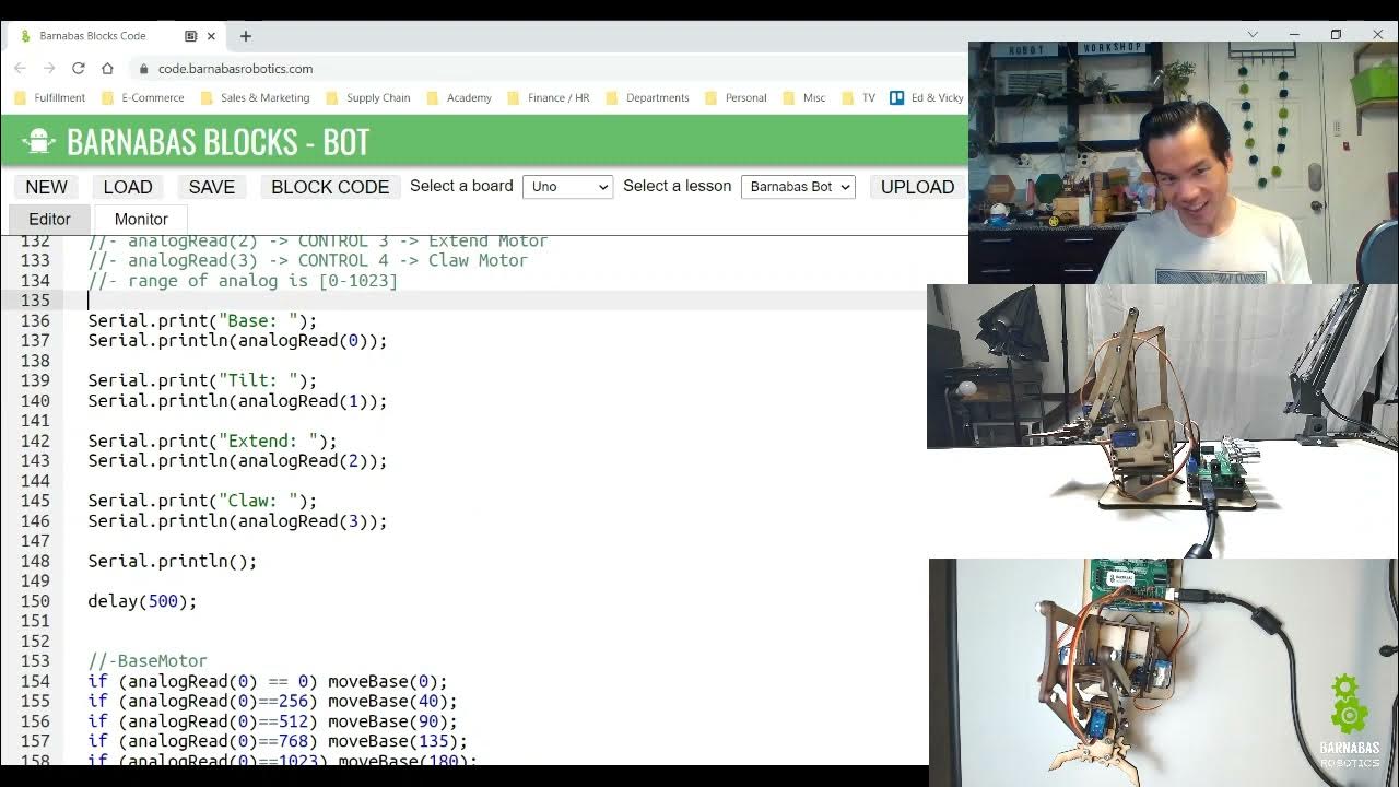 S2E13 - Programming Potentiometers to control all motors using map ...