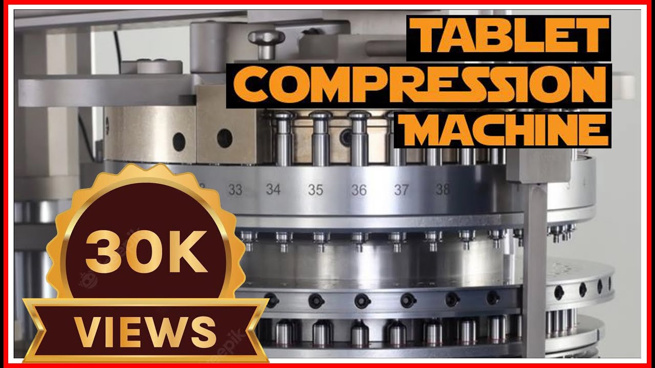 Tablet compression machine - YouTube