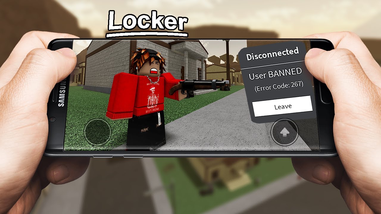 Using MOBILE LOCK In Roblox Da Hood BANNED YouTube