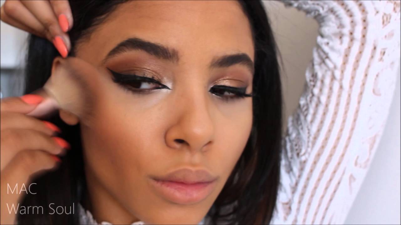 GOLDEN EVERYDAY MAKEUP - Georgiaebayliss - YouTube