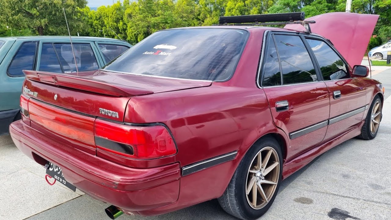 Toyota Corona Fully Modified🔥(1988) Short Review || BK Vlogs - YouTube