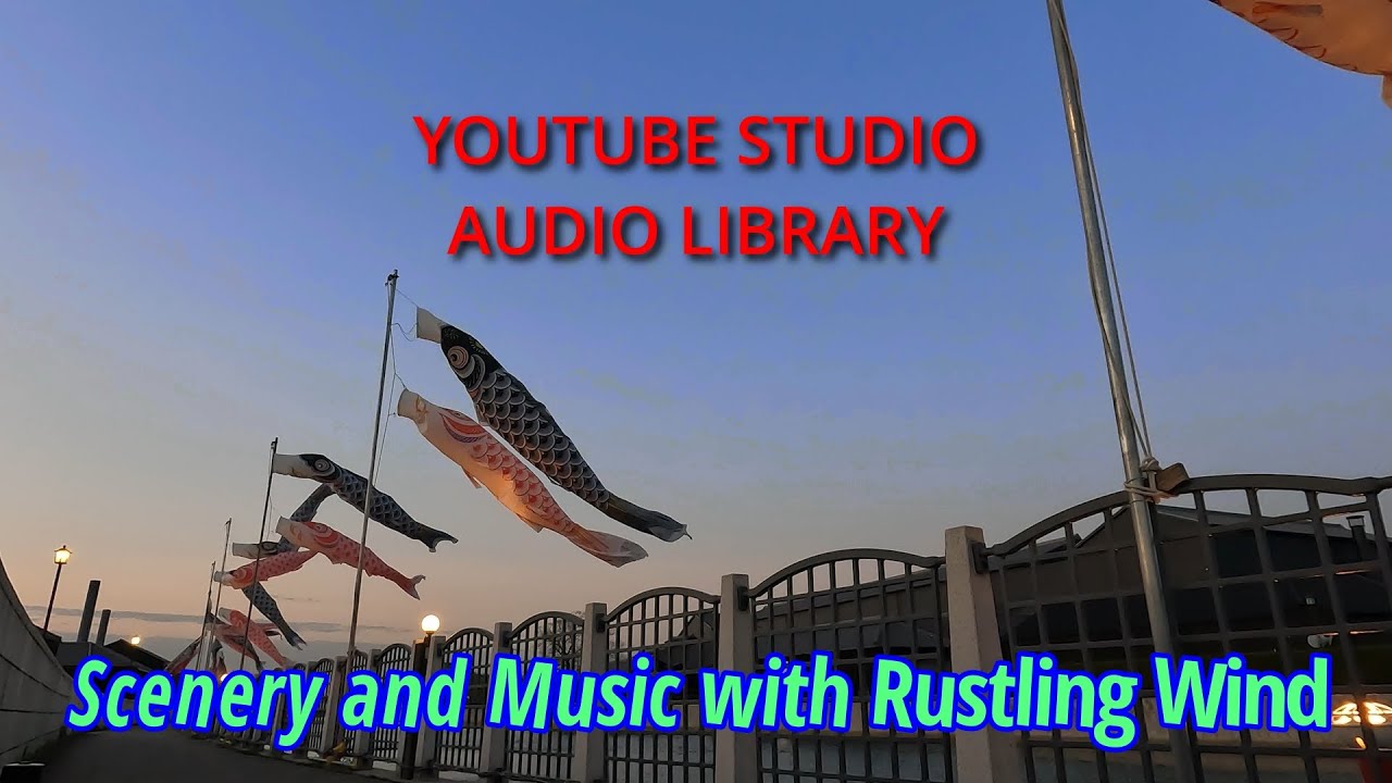 scenery and music with rustling wind calming video - YouTube