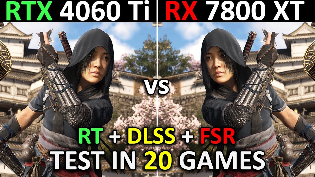 RTX 4060 Ti vs RX 7800 XT | Test in 20 Games | 1440p | The Ultimate ...