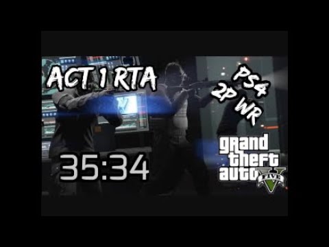 [2P PS4 WR] GTAO *Doomsday Heists* Act 1 2P RTA (35:34 | Multihost) - YouTube