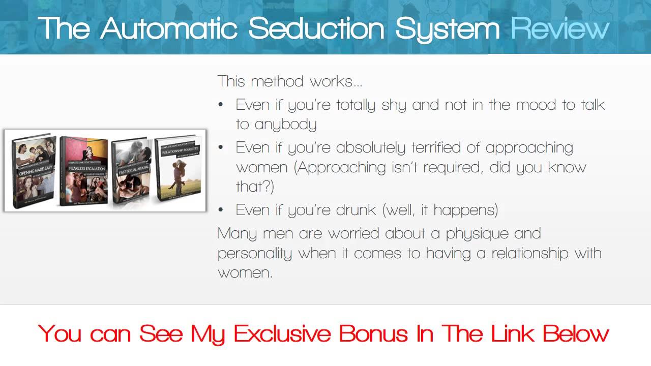 The Automatic Seduction System Review - get *BEST* Bonus HERE!!! ... :) :) :) - YouTube