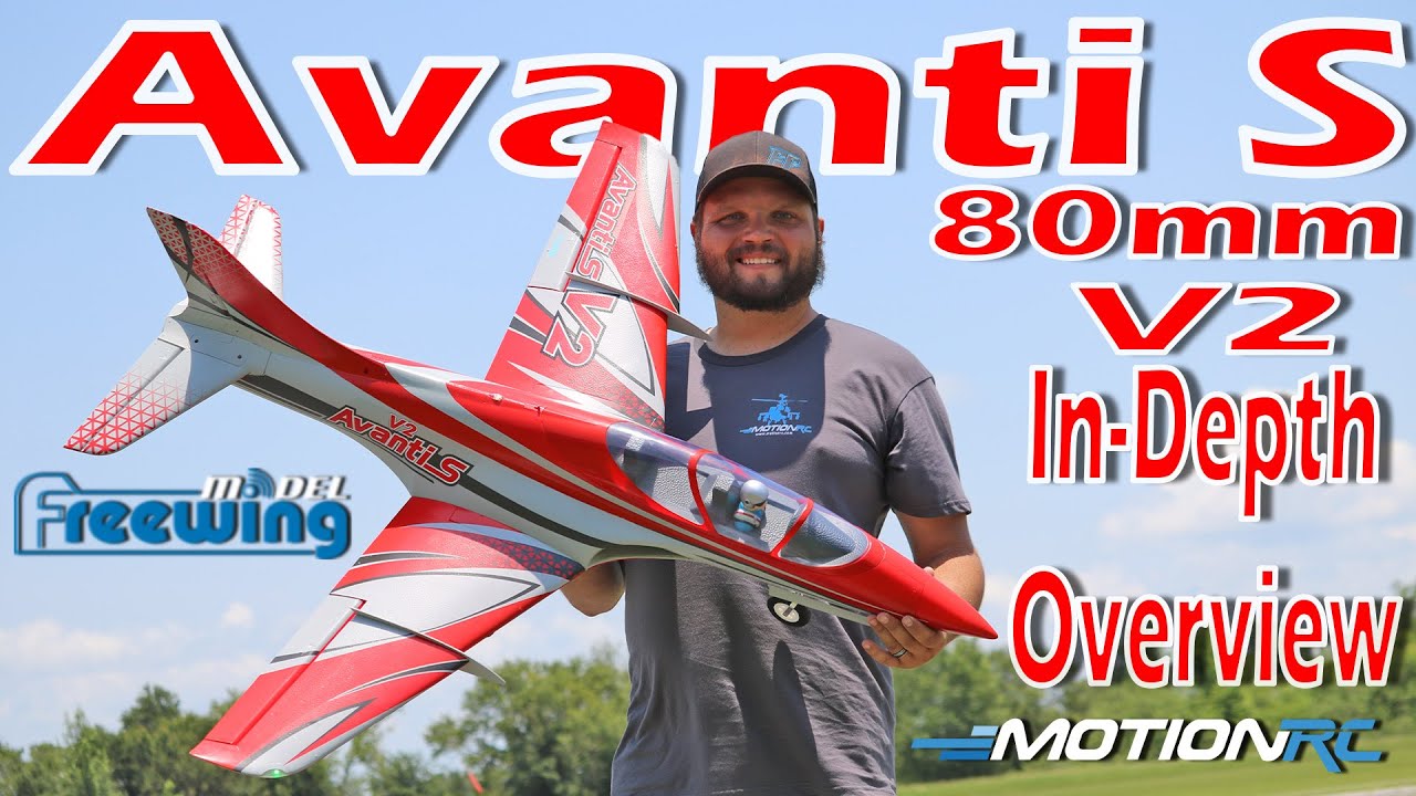 Freewing Avanti S V2 80mm EDF In-Depth Overview | Motion RC - YouTube