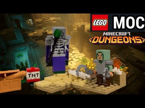 Lego Minecraft Dungeons : Desert Temple Battle MOC #lego # ...