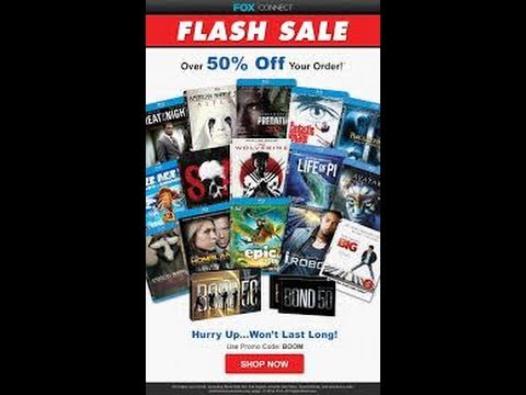 Foxconnect 50% Off Blu Ray Haul PickUps - YouTube