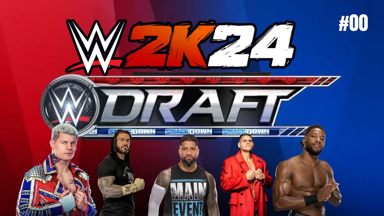 THE DRAFT!| WWE 2k24-Universe mode | #00 - YouTube