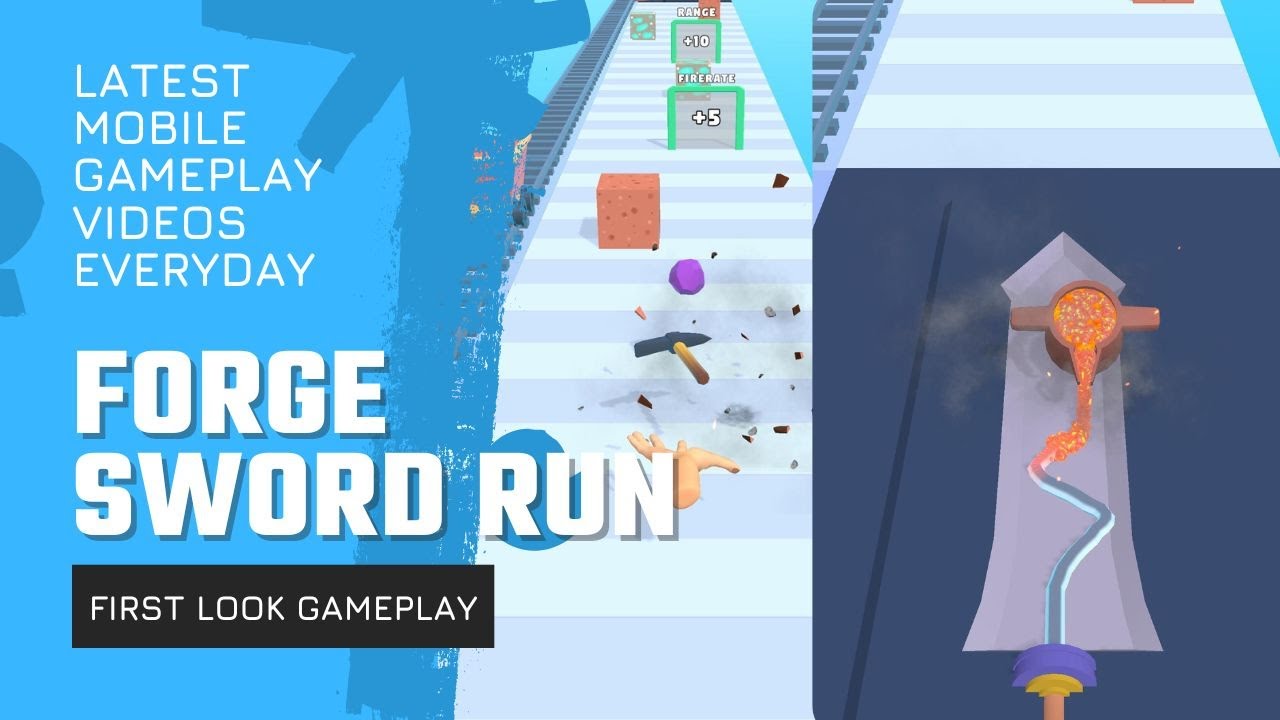 Forge Sword Run 🤺⚔🏃🏻‍♀️ Mobile Game, New Game, Gameplay - YouTube