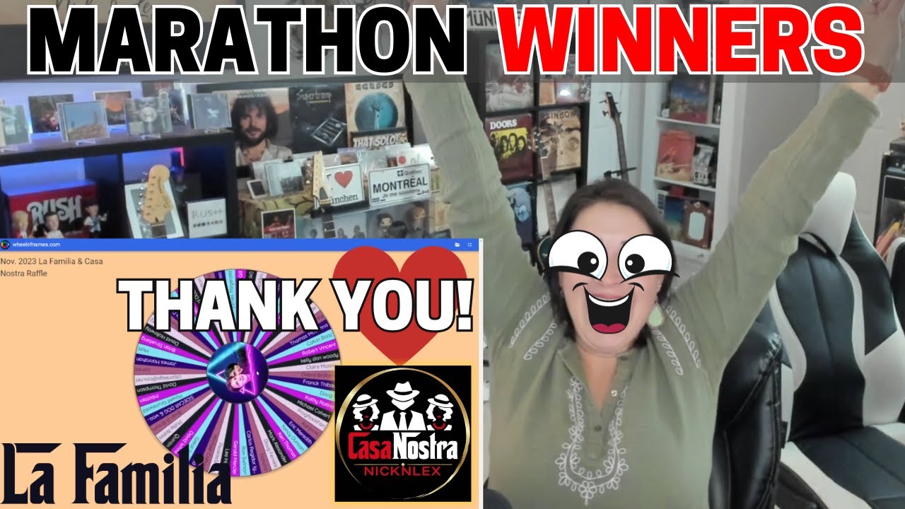 NICKNLEX MARATHON Raffle WINNERS: Oct & Nov La Familia & Casa Nostra ...