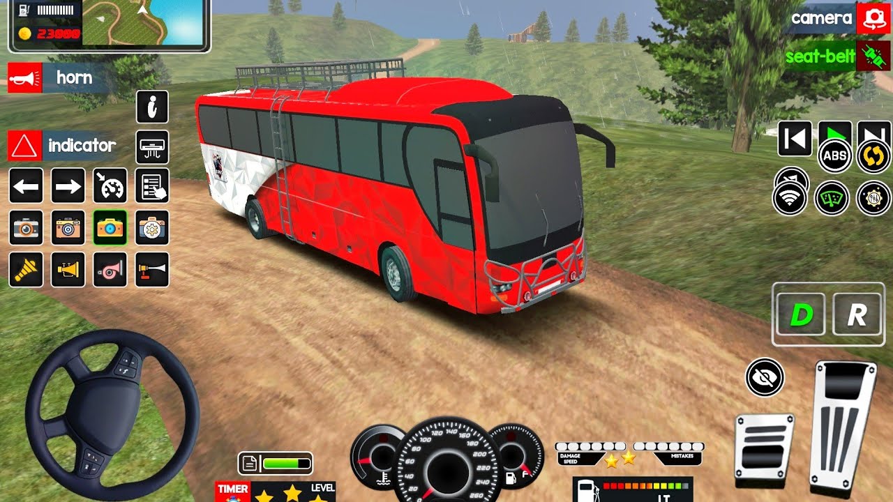 Real Bus Driving Games 2025 - Coach Bus Realistic Offroad Driving Video ...