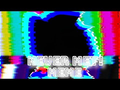 NEVER MET MEME! - YouTube