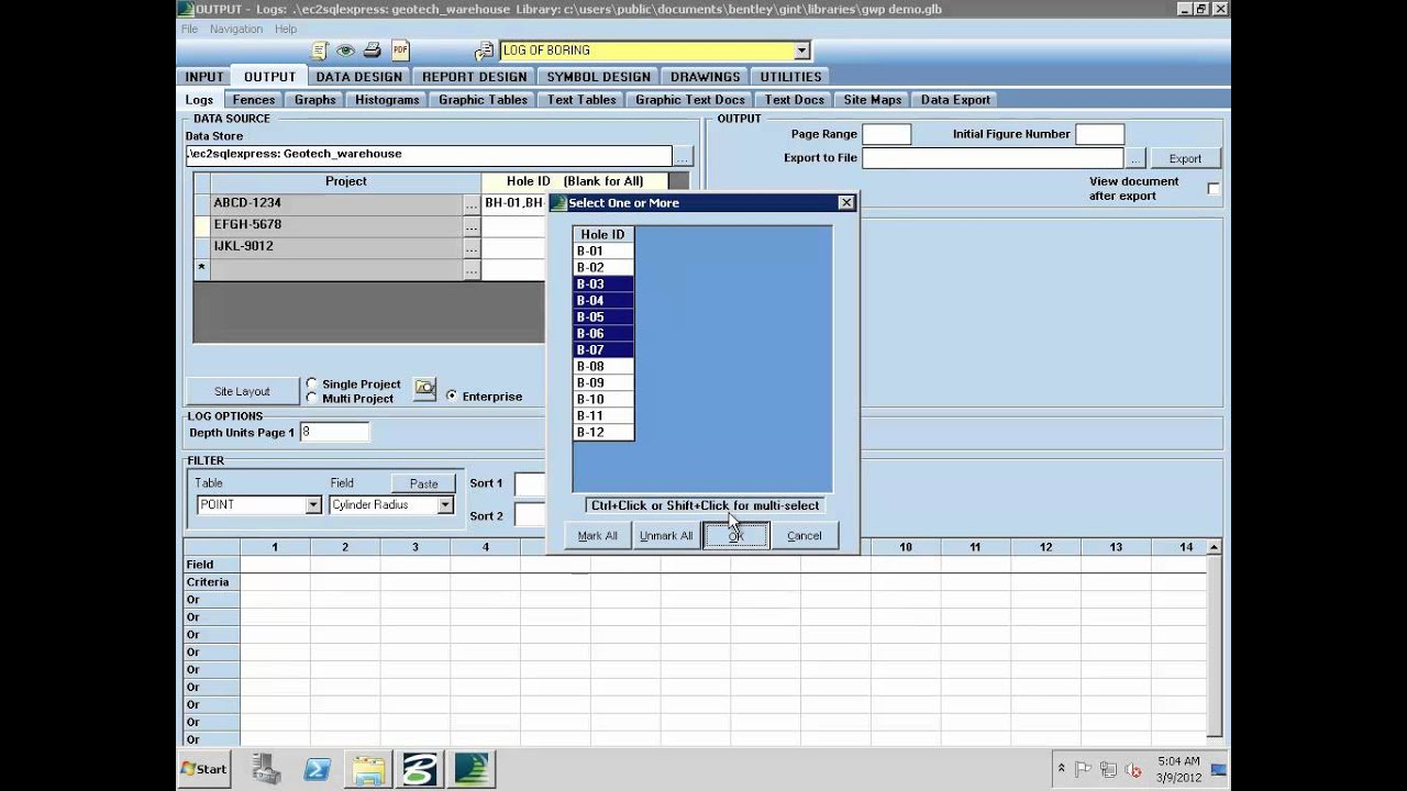 gINT and Geo Web Publisher - Configuring gINT - YouTube