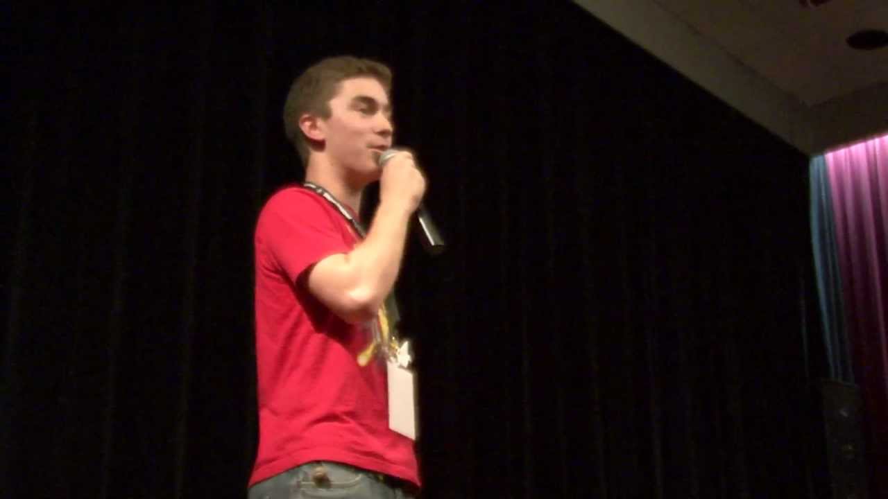 Connor Brunson Stand Up: 2012 Spring Student Comedy Competition - YouTube
