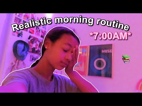 My realistic school morning routine | middle school - YouTube