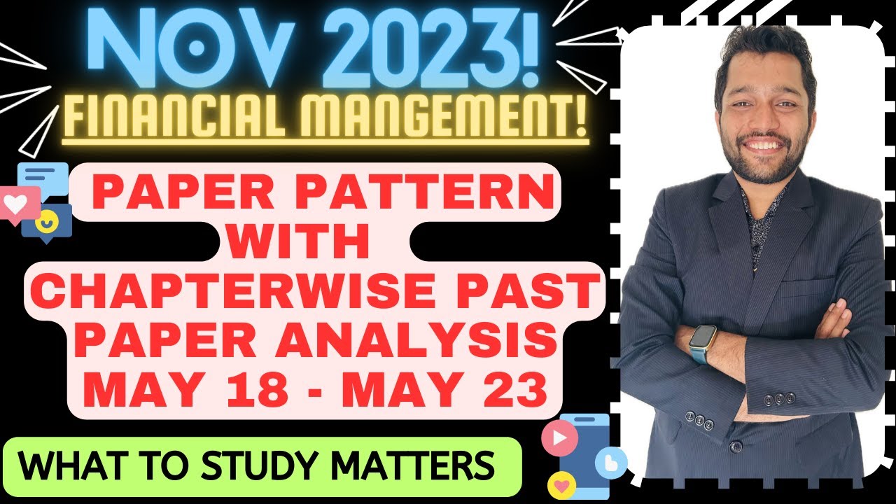 FM Paper Pattern & All Past Paper Analysis Chapterwise - YouTube