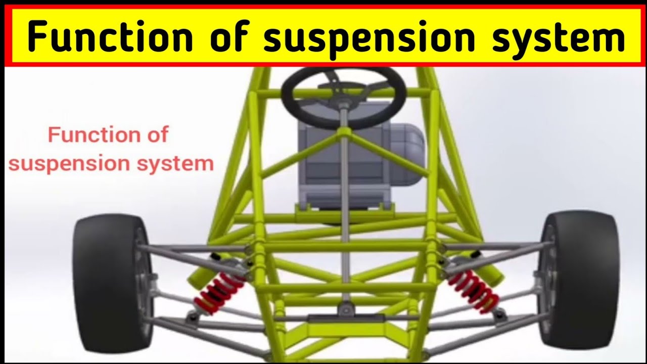 Basics functions of suspension system || suspension system explained ...