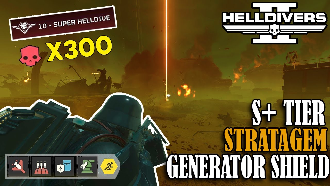 Helldivers 2 - Generator Shield is Super GOOD!!(Super Helldive Diff ...
