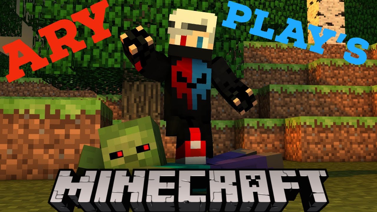 Ary Play's Minecraft For The First Time - YouTube