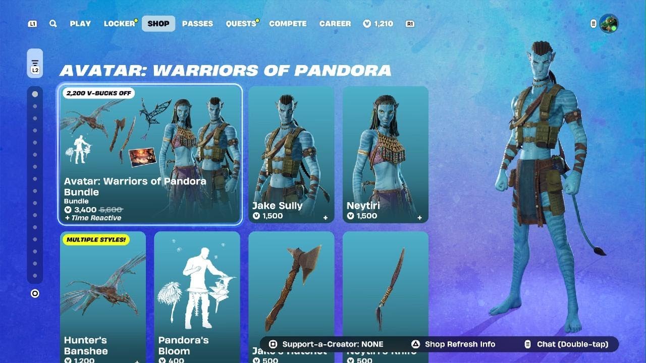 Fortnite Item Shop (May 12) Avatar Returns - YouTube