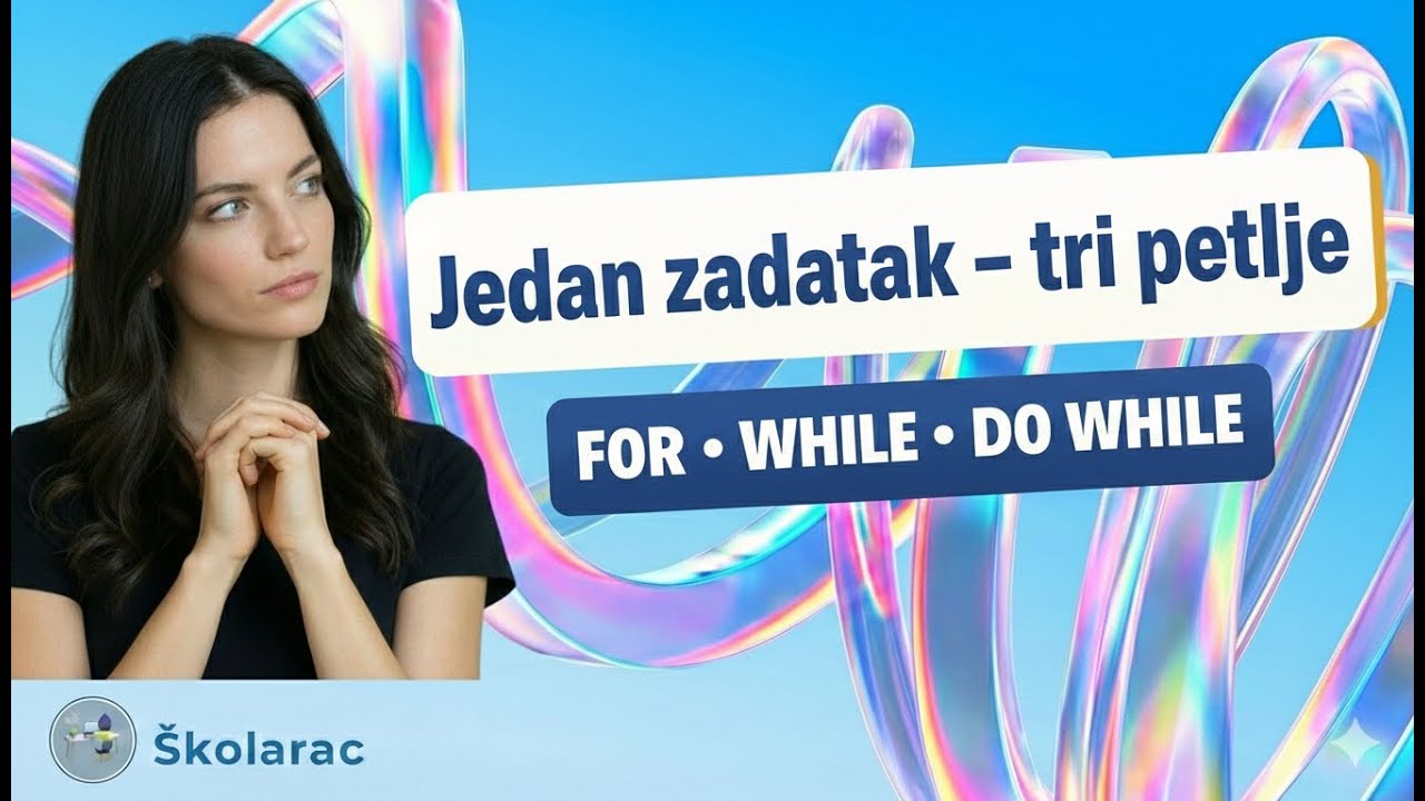 Programiranje: Ciklusi - for, while, do while petlje - YouTube