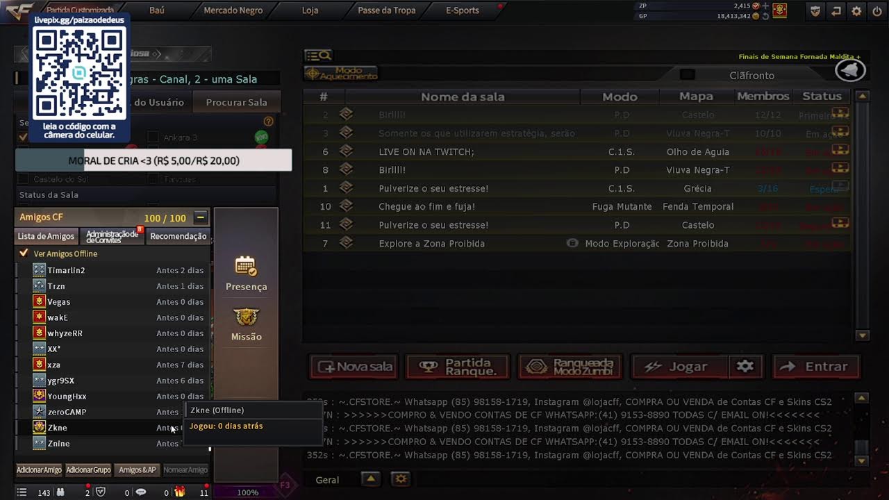 CROSSFIRE - FOCANDO NA RANK TOP100 !PIX - YouTube
