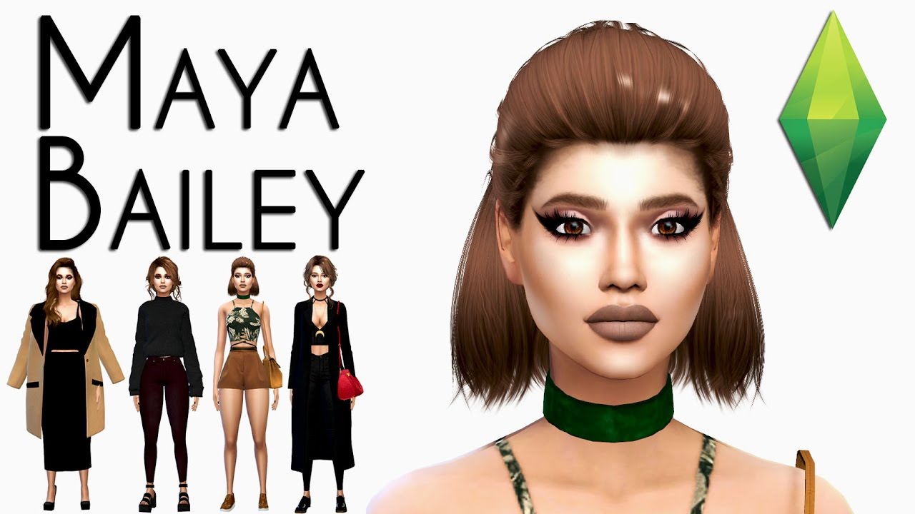 Maya Bailey ⦁ The Sims 4 Wednesday - YouTube