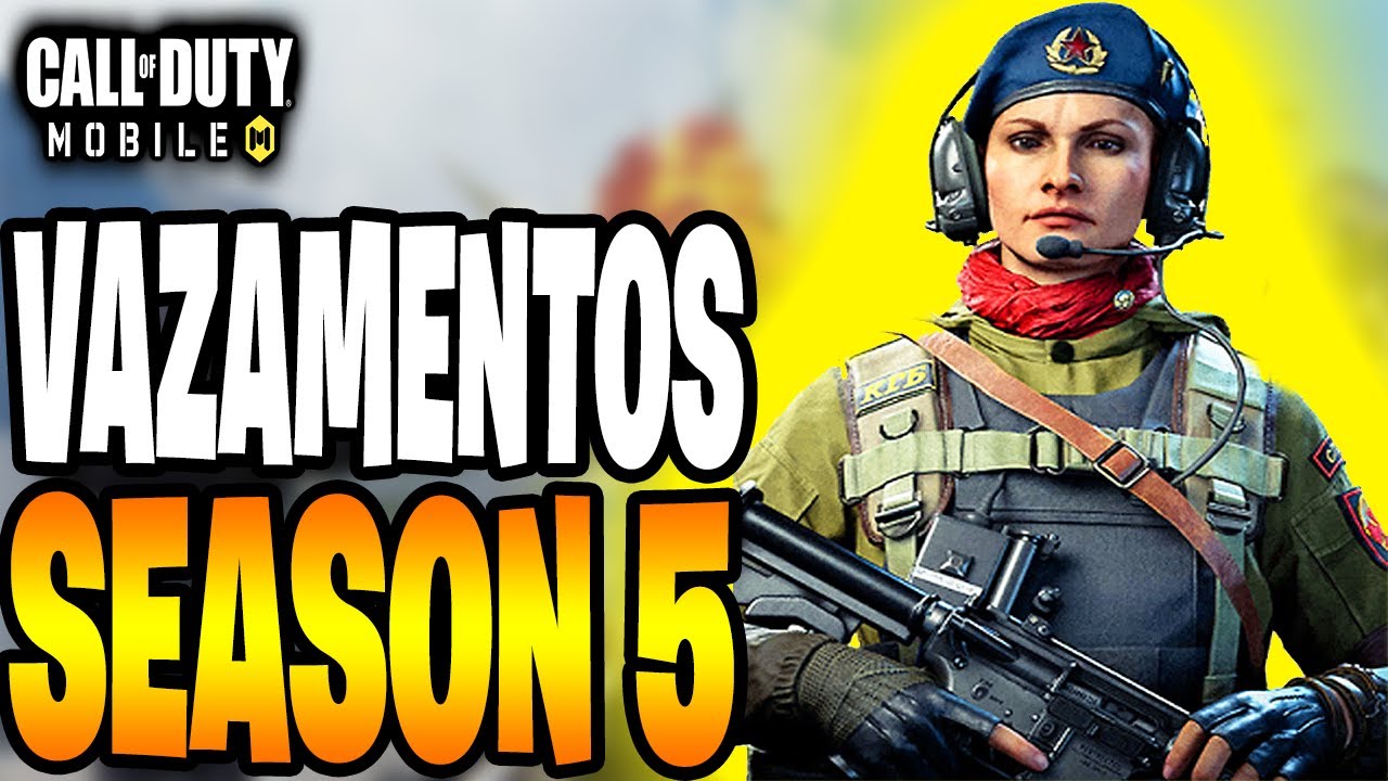 SEASON 5 VAZAMENTOS OFICIAIS E NOVIDADES DA TEMPORADA - COD MOBILE ...