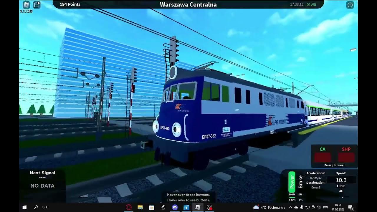 Pociągiem EP07 Tlk Zosia z stacji warszawa wschodnia - Warszawa zachodnia - YouTube