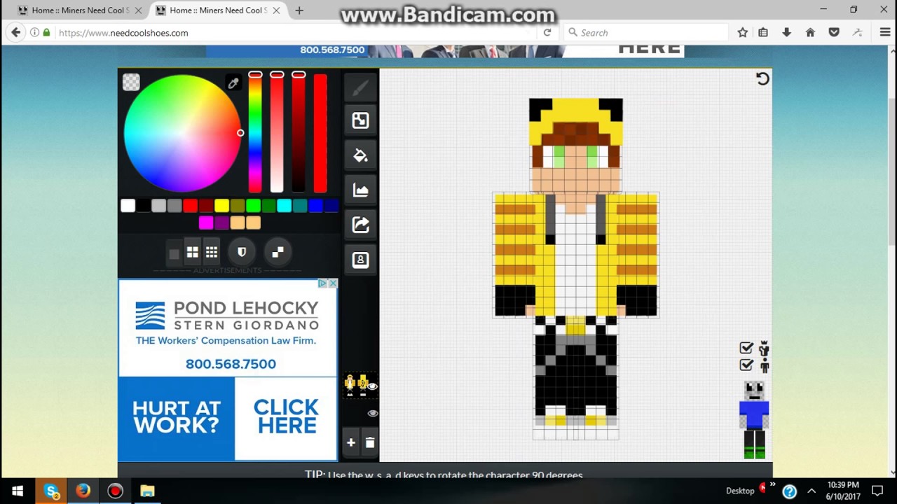 How to make/get a minecraft skin on PC - YouTube