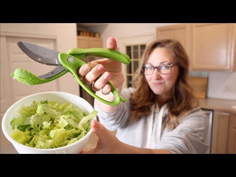 Salad Chopper with Double Blades Review | Lettuce Chopper, Lettuce ...