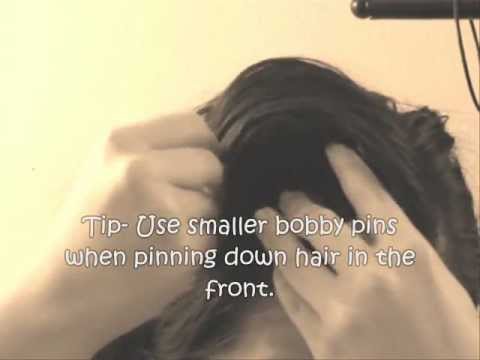 4 ways to style the front of your hair! - YouTube