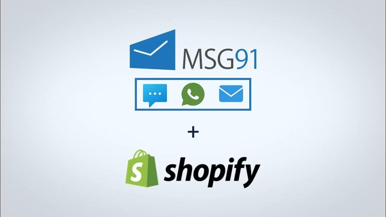MSG91 Plugin Integration with Shopify - YouTube