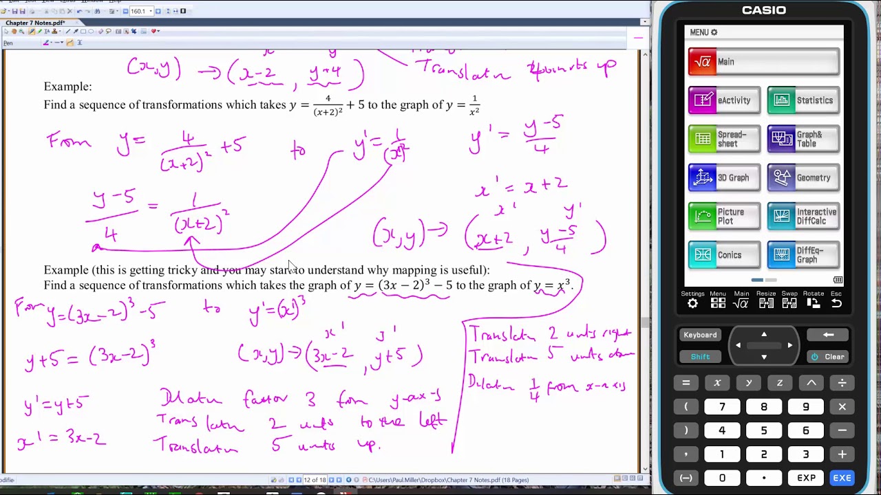 Determining Transformations - YouTube