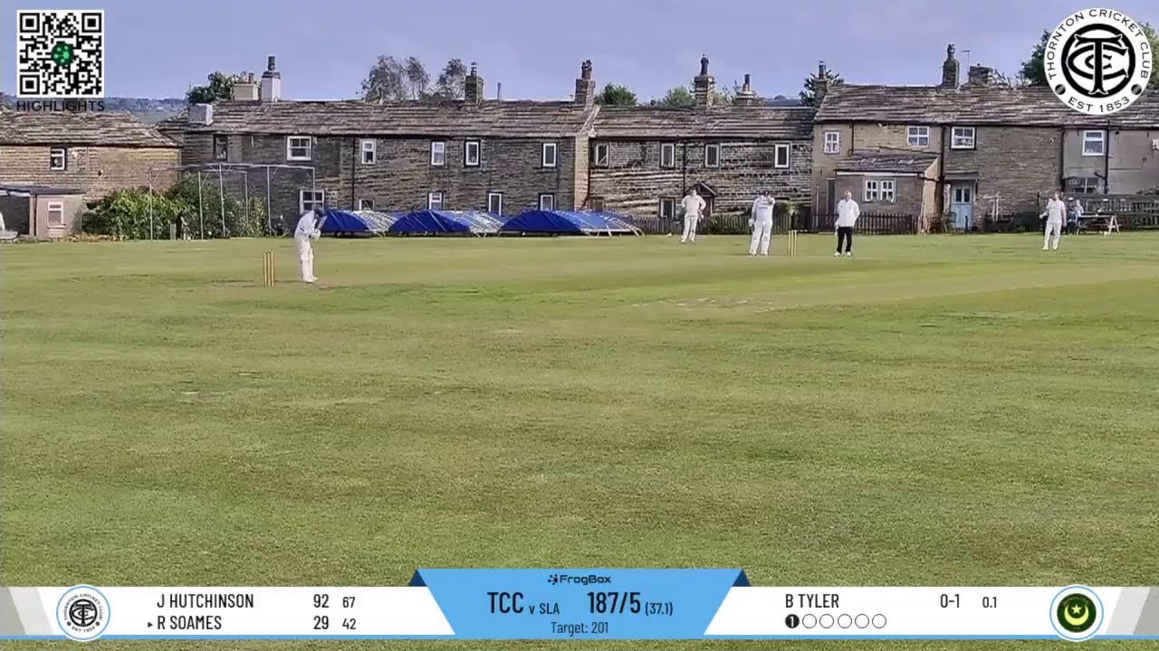 Thornton CC 1st XI v Slaithwaite CC 1st XI - YouTube