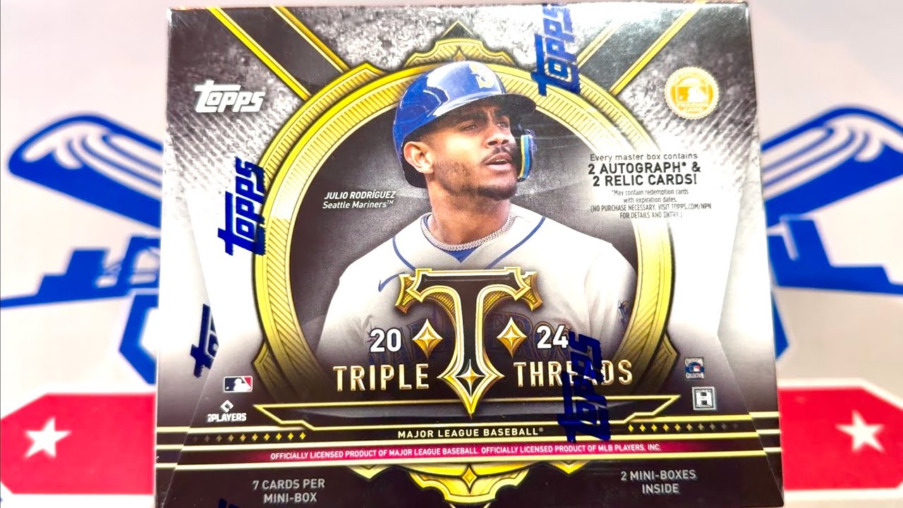 NEW RELEASE! 2024 TRIPLE THREADS BASEBALL CARDS IS BACK! - YouTube