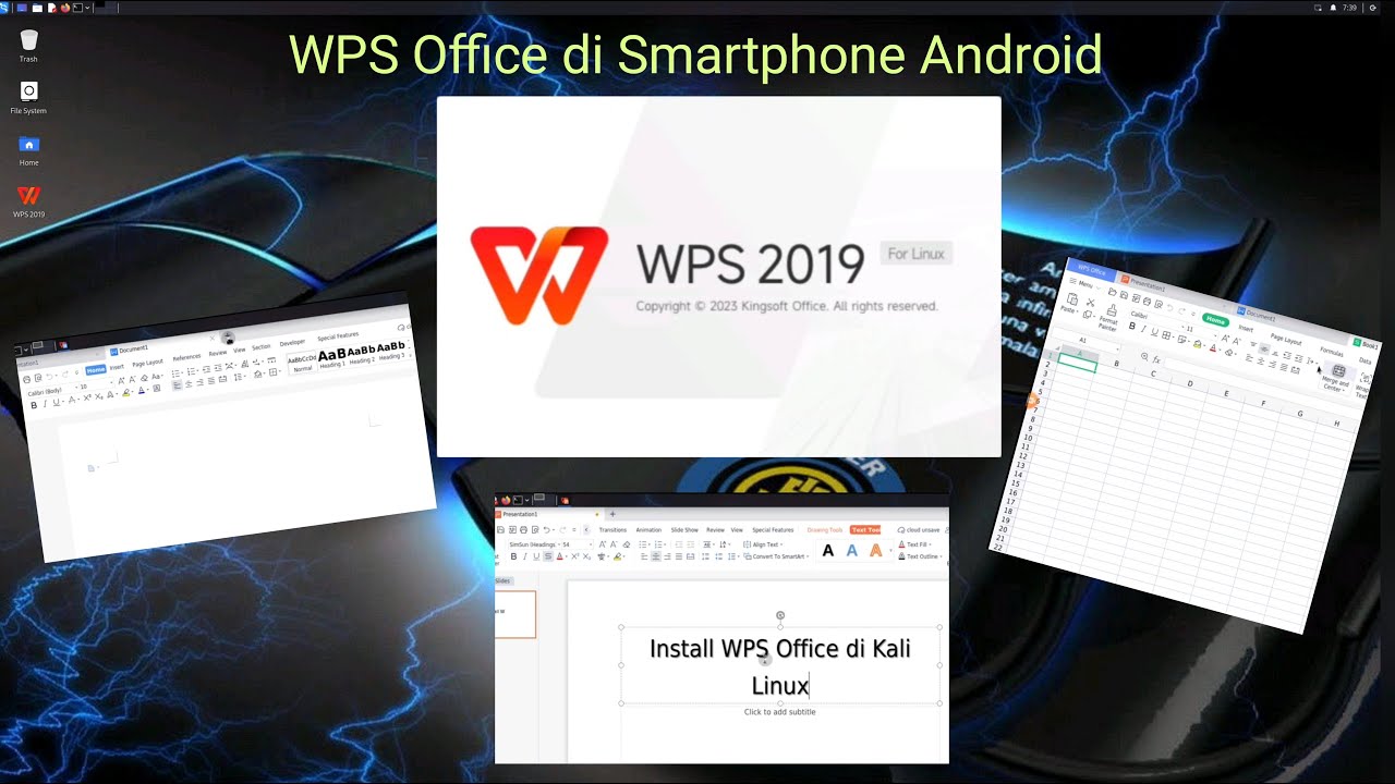 Tutorial Cara Install WPS Office Versi PC di Smartphone Android | Kali ...