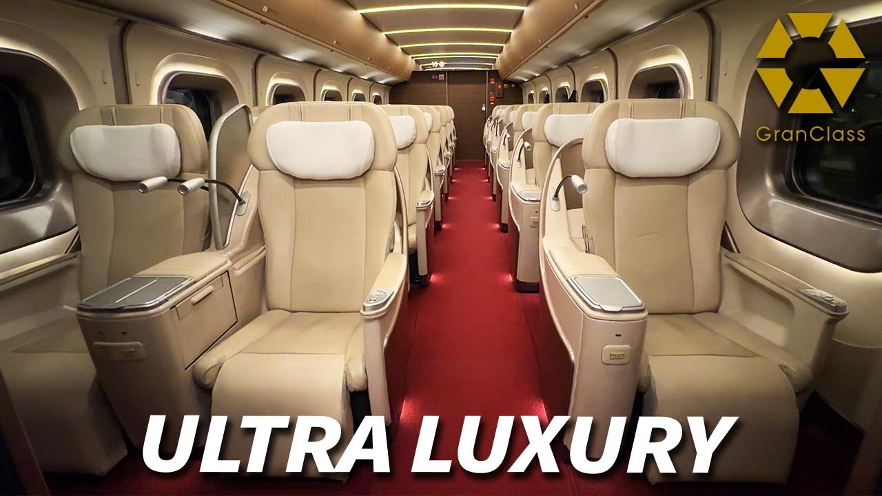Japan's FIRST CLASS Shinkansen - GranClass Hayabusa - YouTube