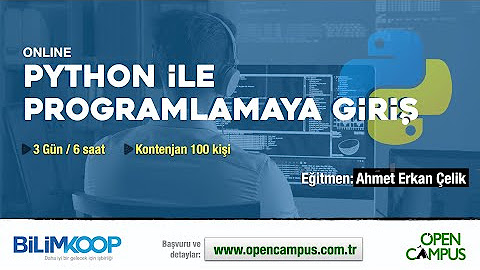 Python ile Programlamaya Giriş - YouTube