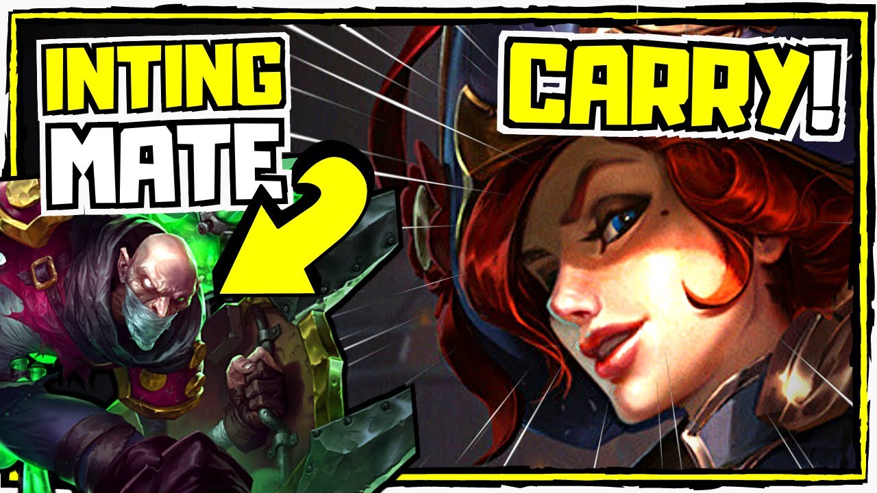 Miss Fortune but you literally carry an inting team mate | League of ...