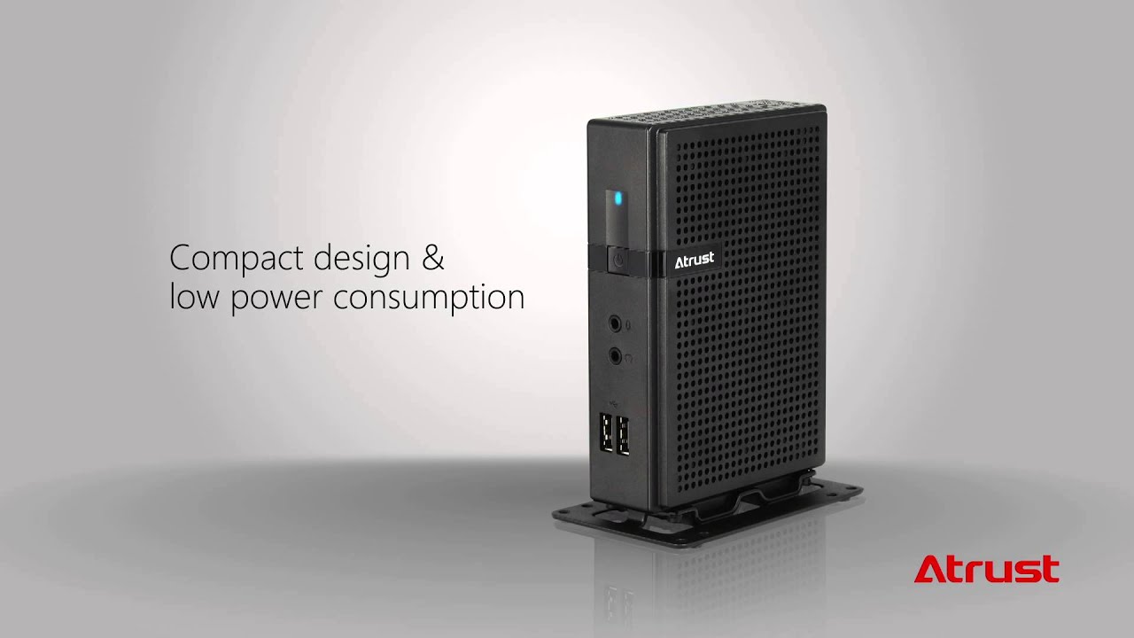 Atrust t180L & t180W, Citrix HDX Ready Premium Thin Clients - YouTube